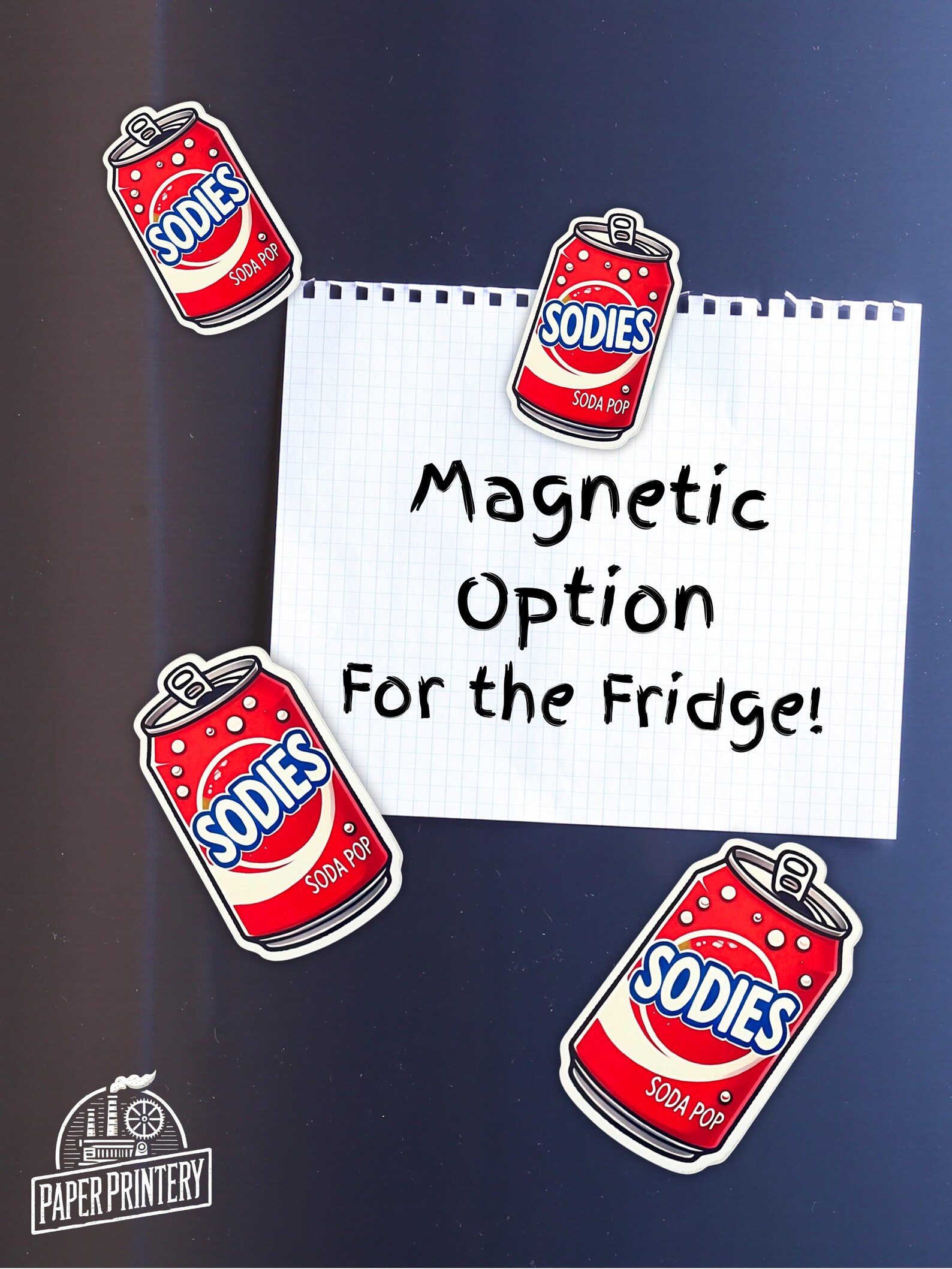 Funny Sodies Sticker or Magnet - Quirky Soda Pop Design Inspired by ...