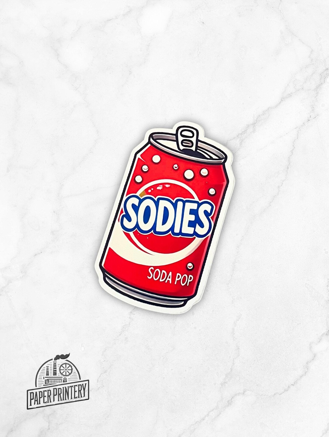 Funny Sodies Sticker or Magnet - Quirky Soda Pop Design Inspired by ...