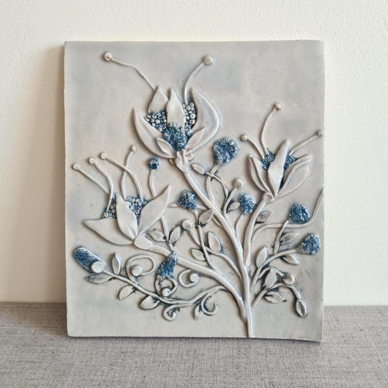 Relief Tile - Etsy