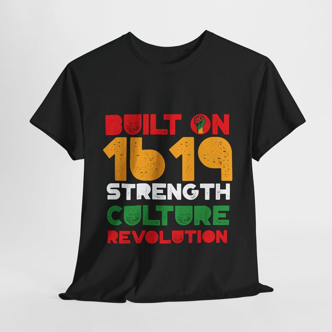 Black History Month Oversized T-shirt, 1619 Black History Gear, African ...