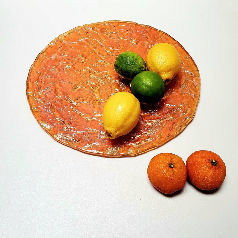 Carnival Glass Plate - Etsy