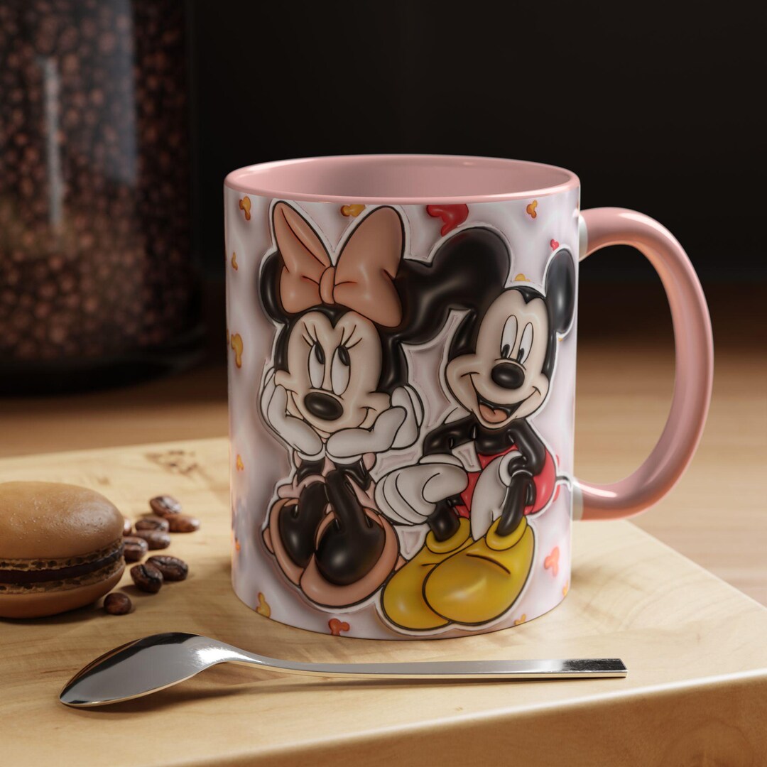 Cartoon Characters 3D Inflated Mug , 11oz & 15oz Mug Template, Cartoon ...