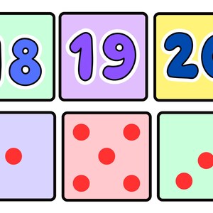 Number Flash Cards 0-20: Number Matching, Counting Skills (digital ...