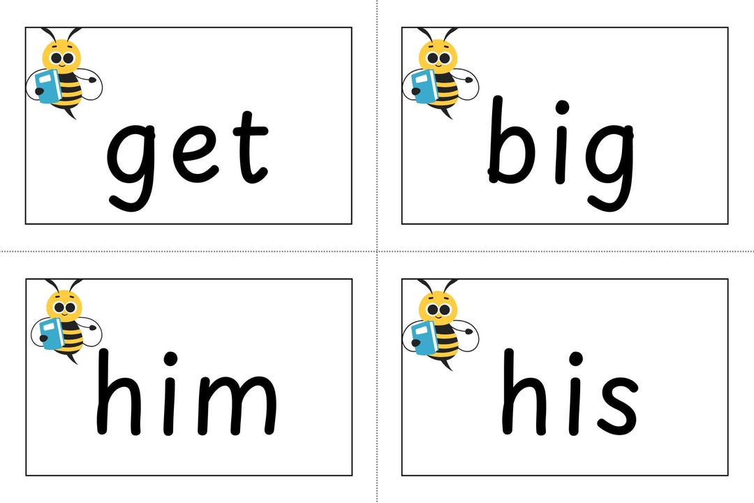 Reception Flash Cards - Tricky Words - High Frequency Words - Reading ...