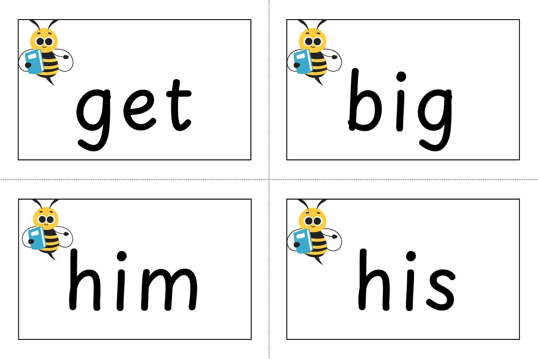 Reception Flash Cards - Tricky Words - High Frequency Words - Reading ...