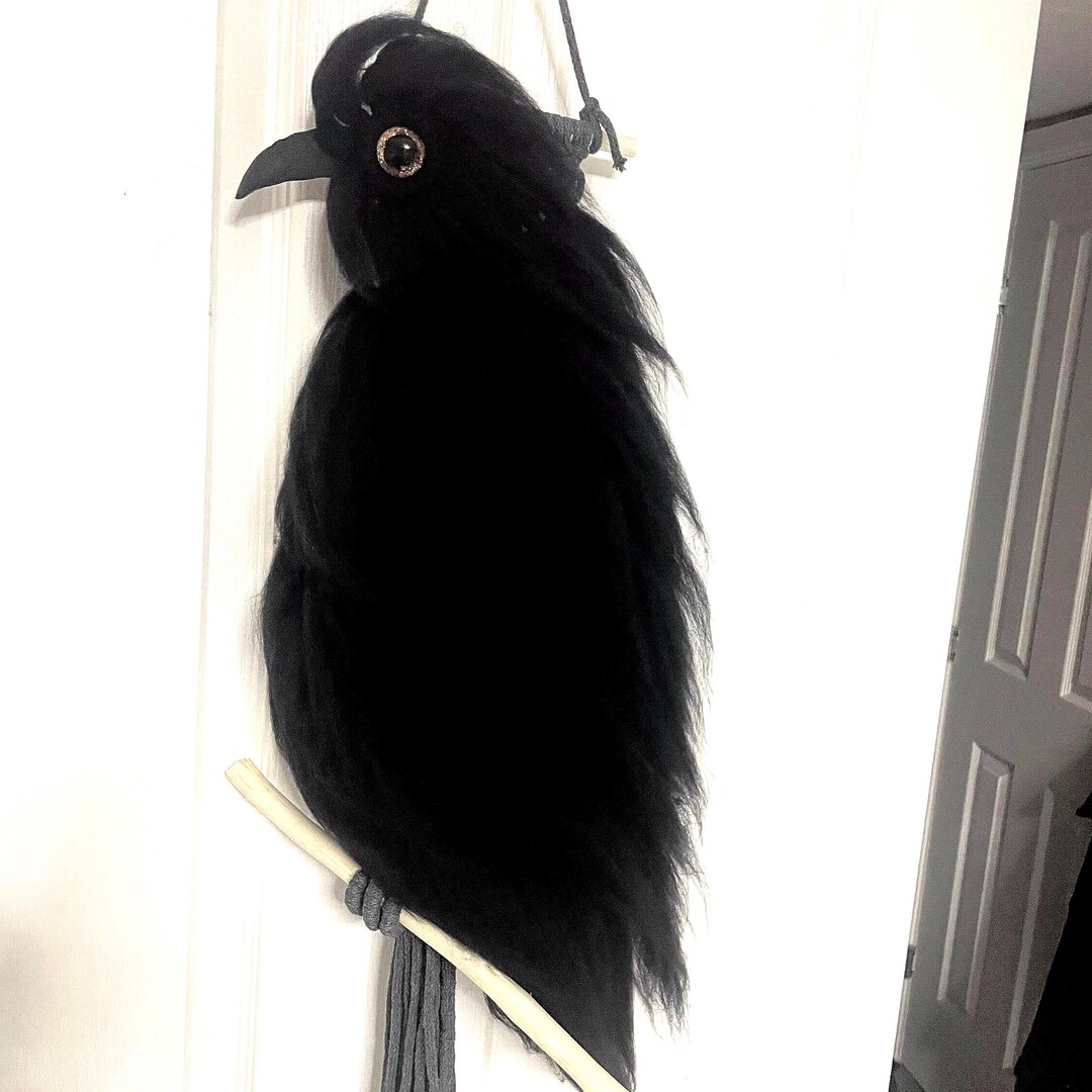Raven Macrame Wall Decor Handmade - Etsy