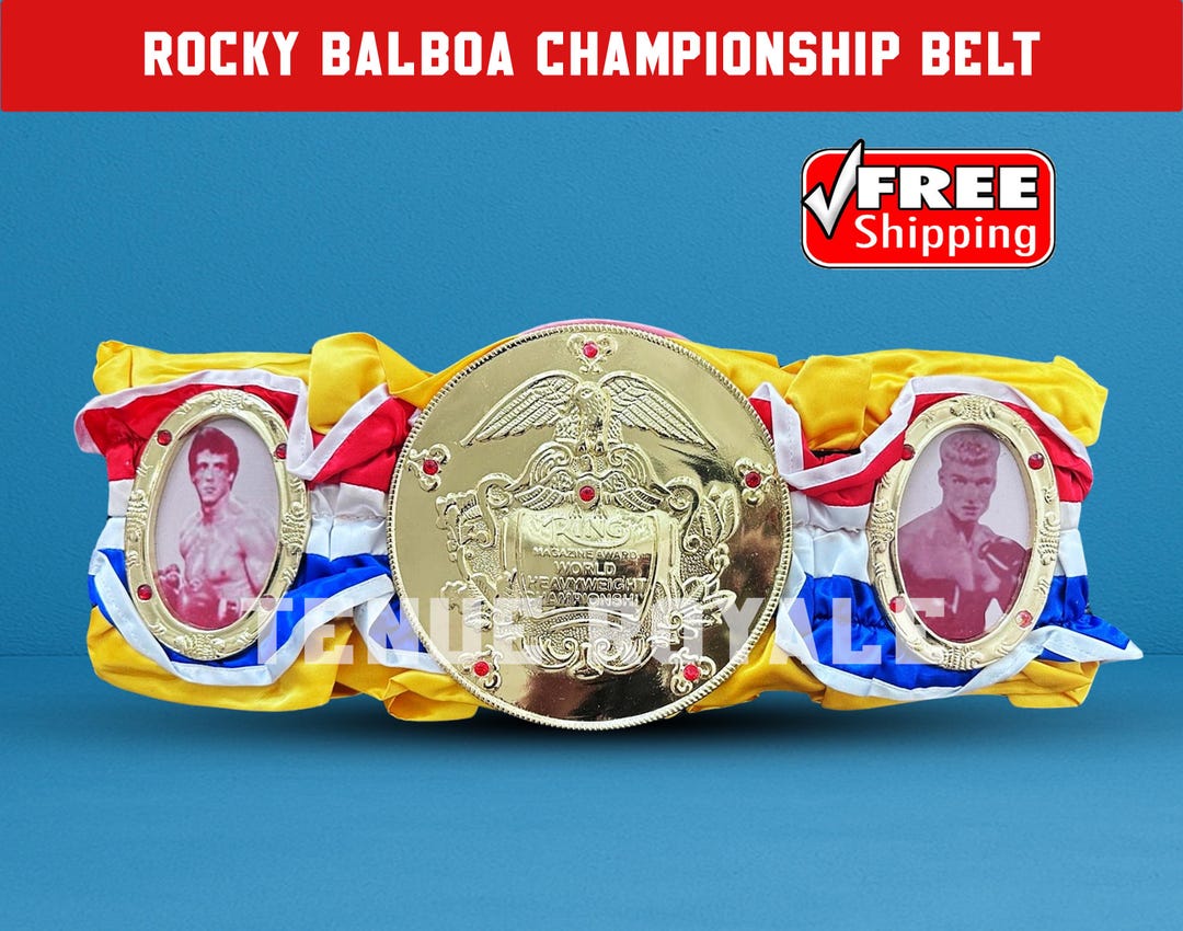 Handmade Rocky Balboa RING Magazine Championship Belt Replica | World ...