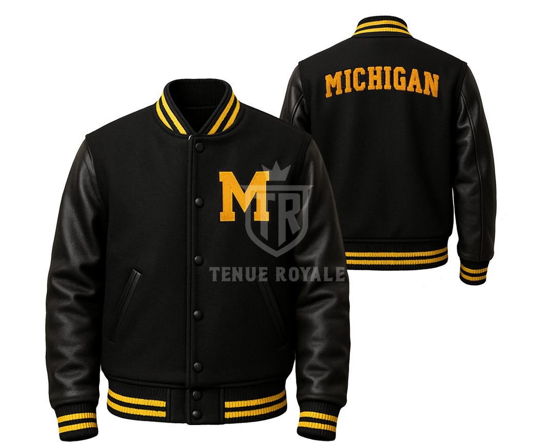 Michigan Varsity Jacket – University Letterman Bomber Jacket | Classic ...