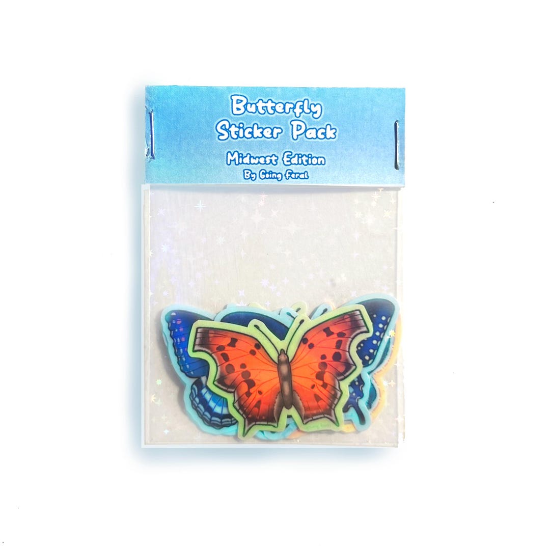 Midwest Butterfly Sticker Pack, Butterfly Sticker Pack, Butterfly ...