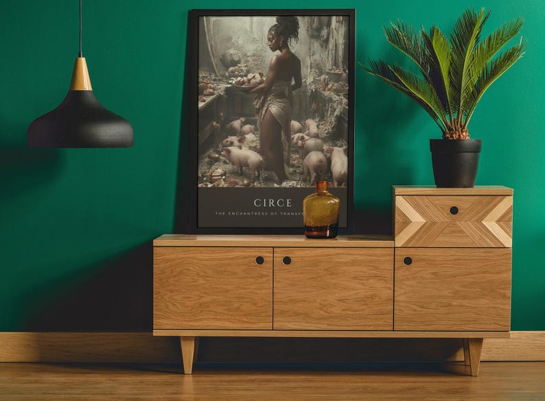 Circe the Enchantress of Transformation and Wisdom - Etsy