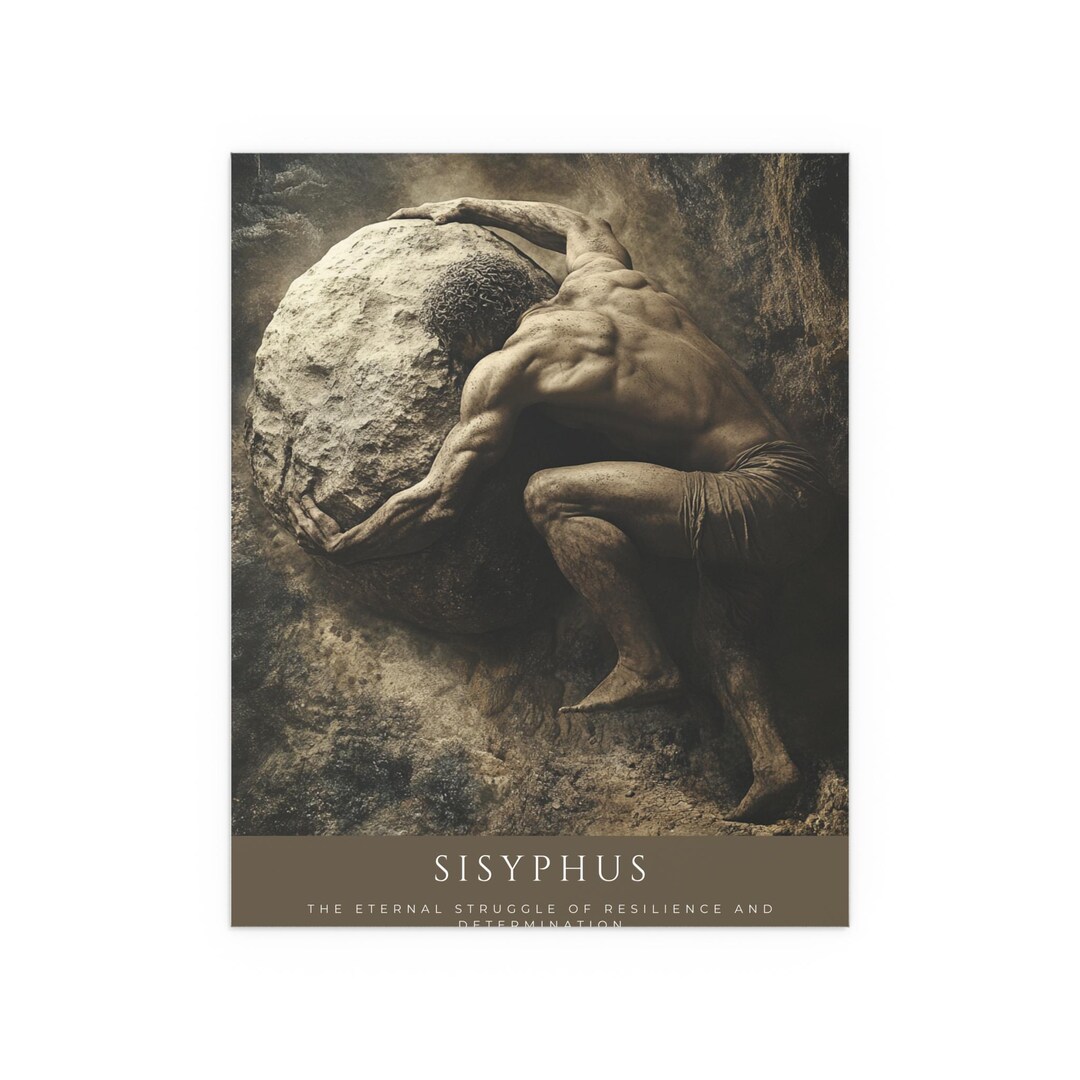 The Eternal Struggle of Sisyphus - Etsy