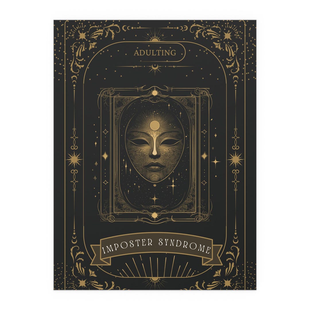 Imposter Syndrome Tarot Card Silk Poster - Etsy