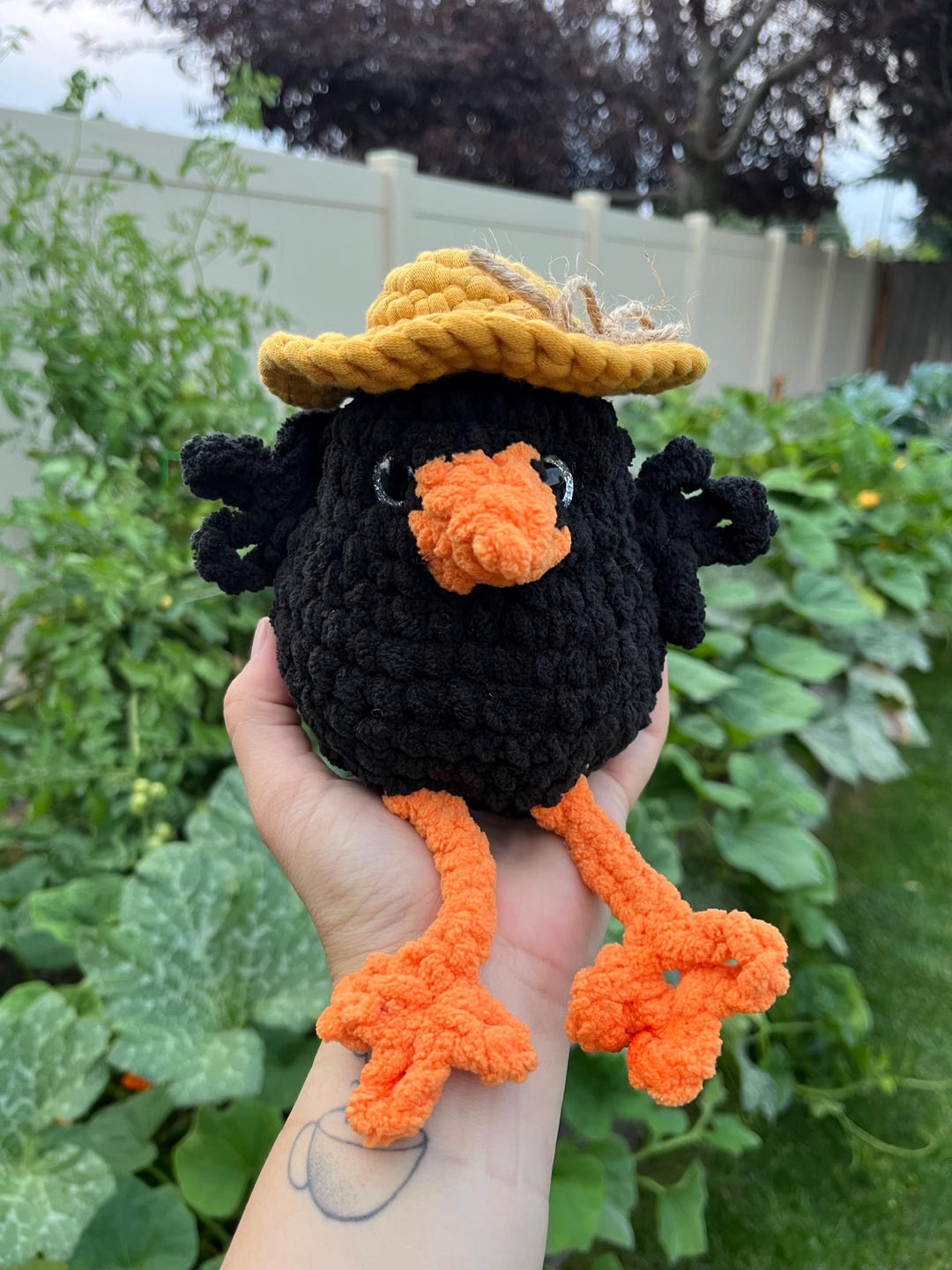 No Sew Maizy the Crow Crochet Digital Pattern - Etsy