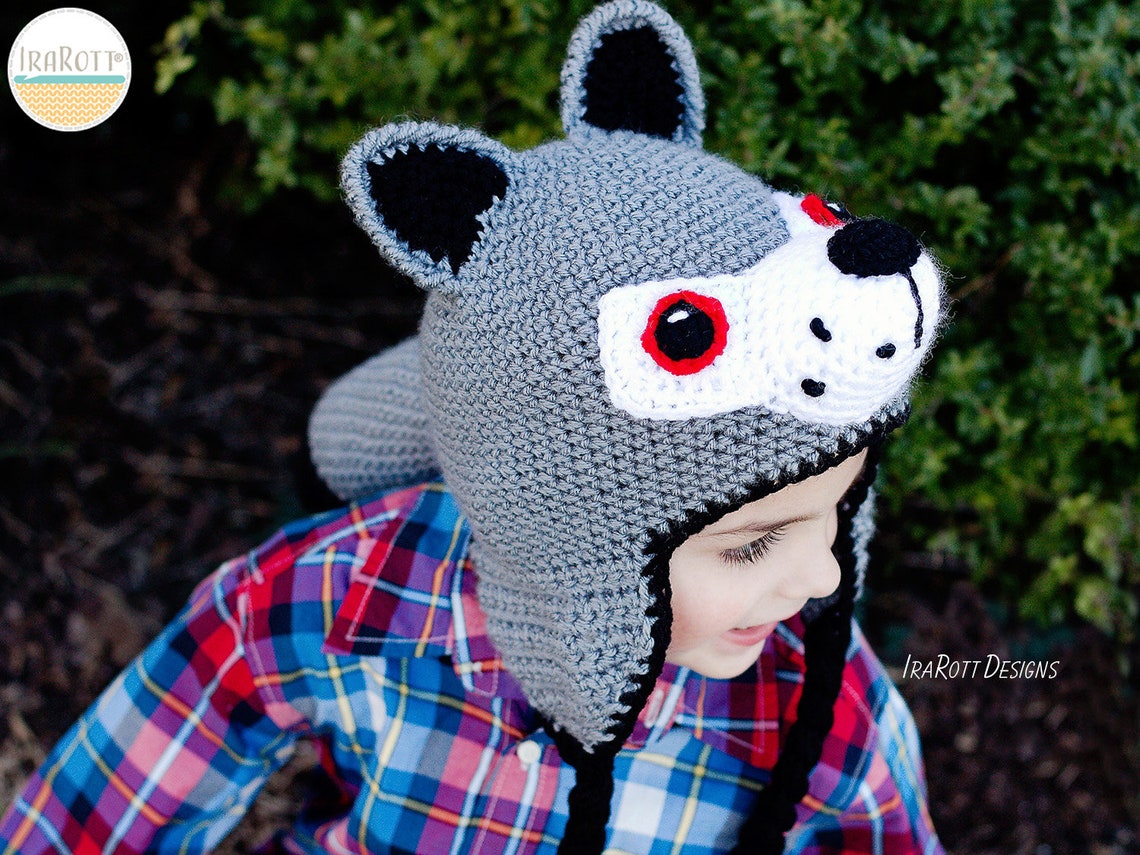 CROCHET PATTERN Rolf the Wolf Hat - Etsy