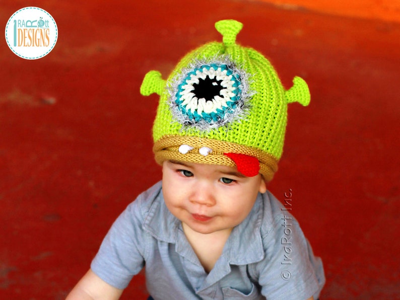 KNITTING PATTERN Plutonian Paul Alien Beanie Hat - Etsy