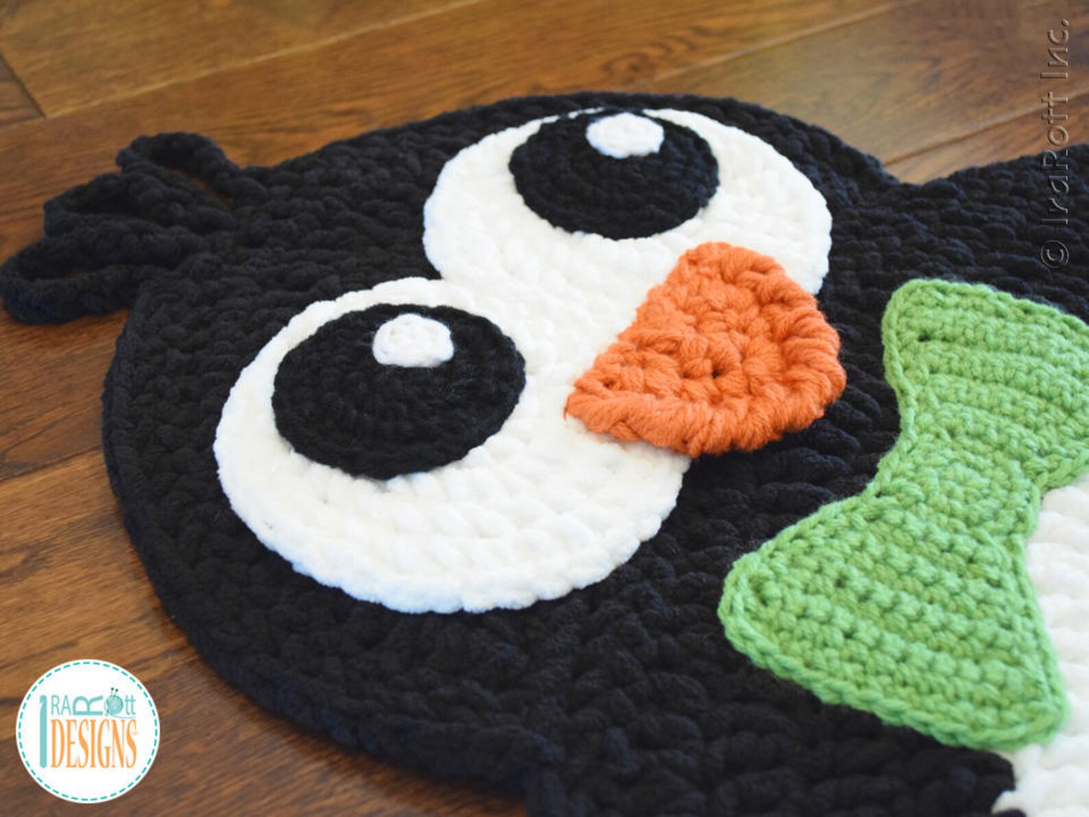 CROCHET PATTERN Penguin Animal Rug - Etsy