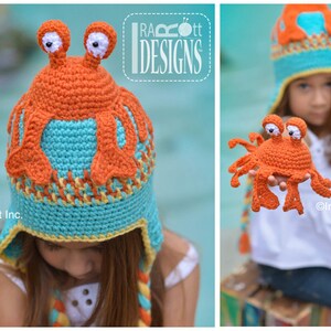 CROCHET PATTERN Cranky the Crab Hat and Amigurumi Toy - Etsy
