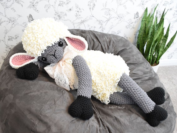 CROCHET PATTERN the Woolly Sheep Big Amigurumi - Etsy