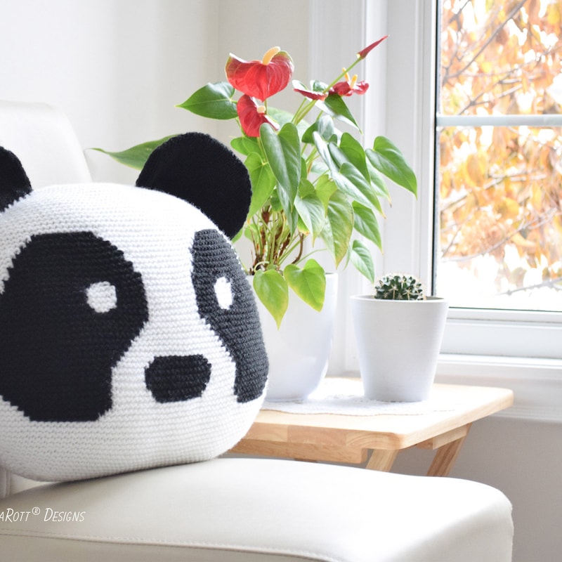 Panda Pillow - Etsy