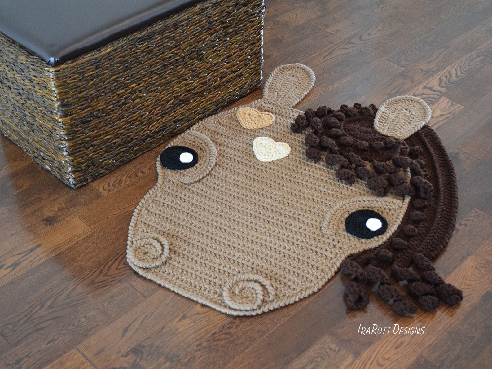 CROCHET PATTERN Horse Rug Animal Area Mat - Etsy