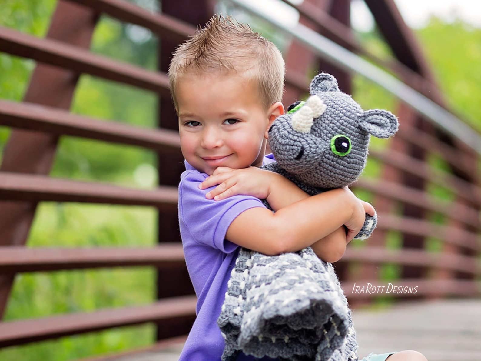 CROCHET PATTERN Riley Rhino the Rhinoceros Snuggle Blanket Lovey - Etsy ...
