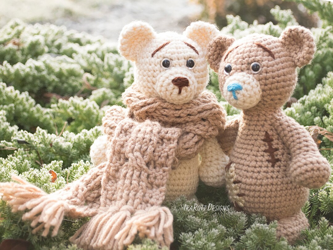 CROCHET PATTERN Classic Mini Teddy Bear Amigurumi - Etsy