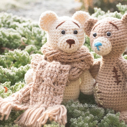 CROCHET PATTERN Classic Mini Teddy Bear Amigurumi - Etsy