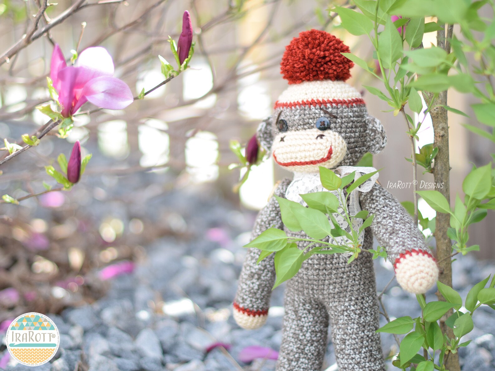 CROCHET PATTERN Spunky the Big Sock Monkey Amigurumi - Etsy
