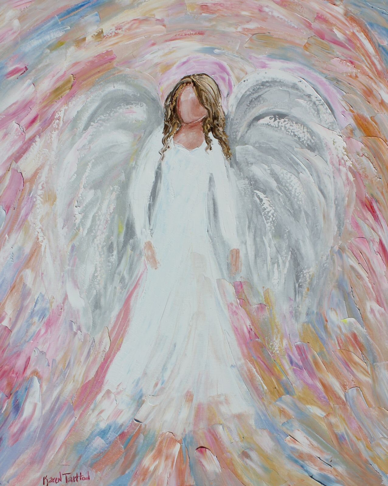 Reserved final payment - Custom angel commission by Karen Tarlton ...
