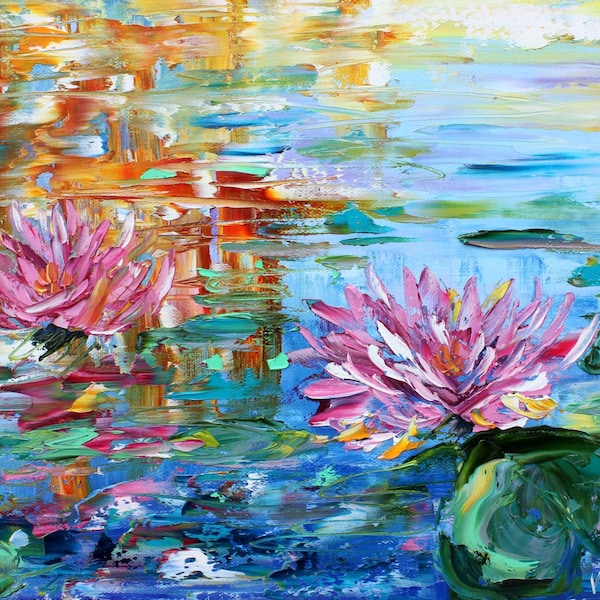 Paintings of Lilies - Etsy