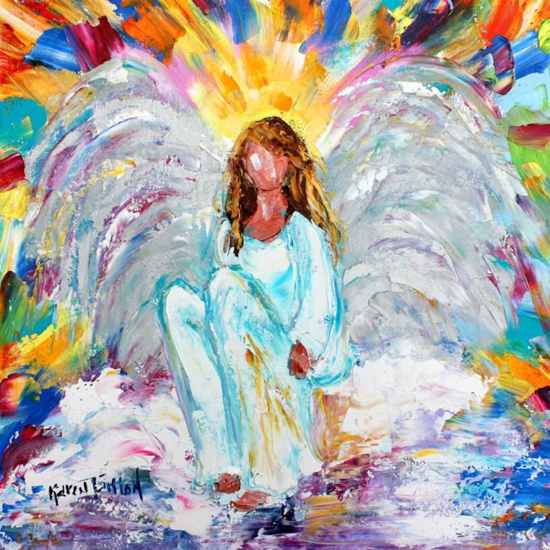 Angel Print - Etsy