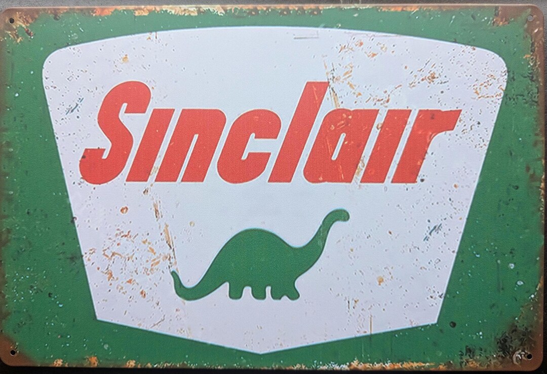 Sinclair Garage Sign Man Cave Shed Decor Vintage Style Metal Sign ...