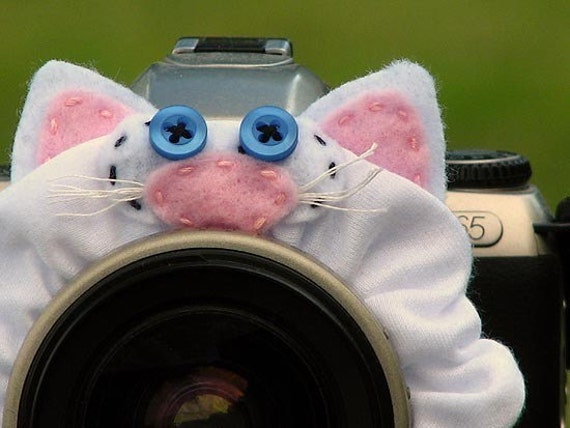 Items similar to custom KITTY CAT Lens Pet for your camera on Etsy