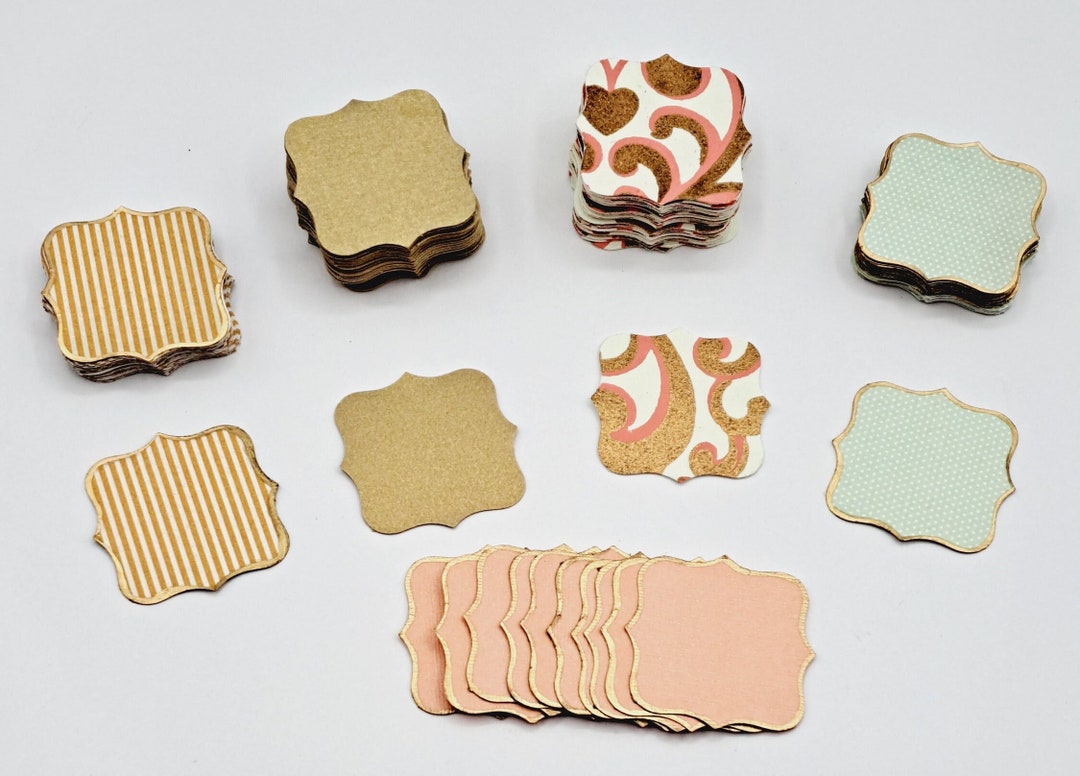Square Brackets, Die Cuts | Scrapbooking | Card Making 110 Pieces - Etsy