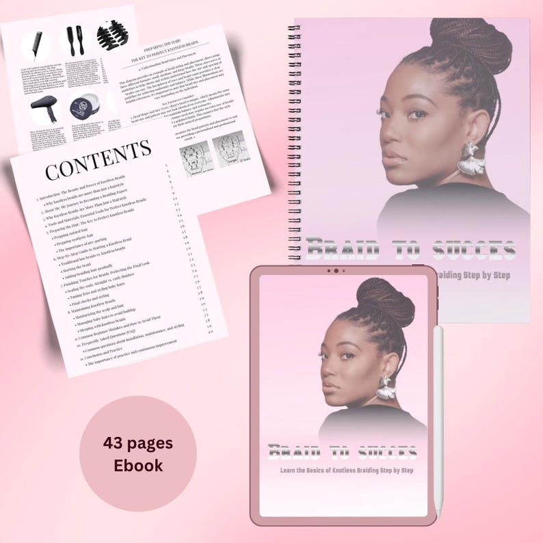 Braid to Success: Learn the Basics of Knotless Braiding Step by Step - Etsy