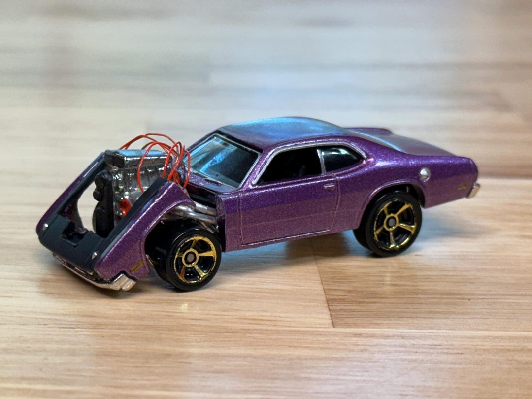 Custom '71 Dodge Demon Hot Wheels: Tilting Front End - Etsy
