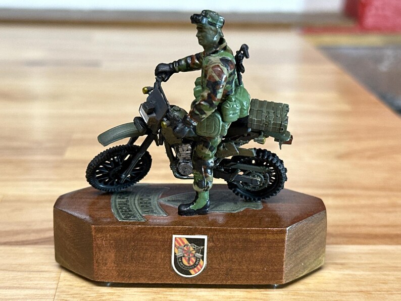 1980’s Special Forces Soldier on a Dirt Bike. - Etsy