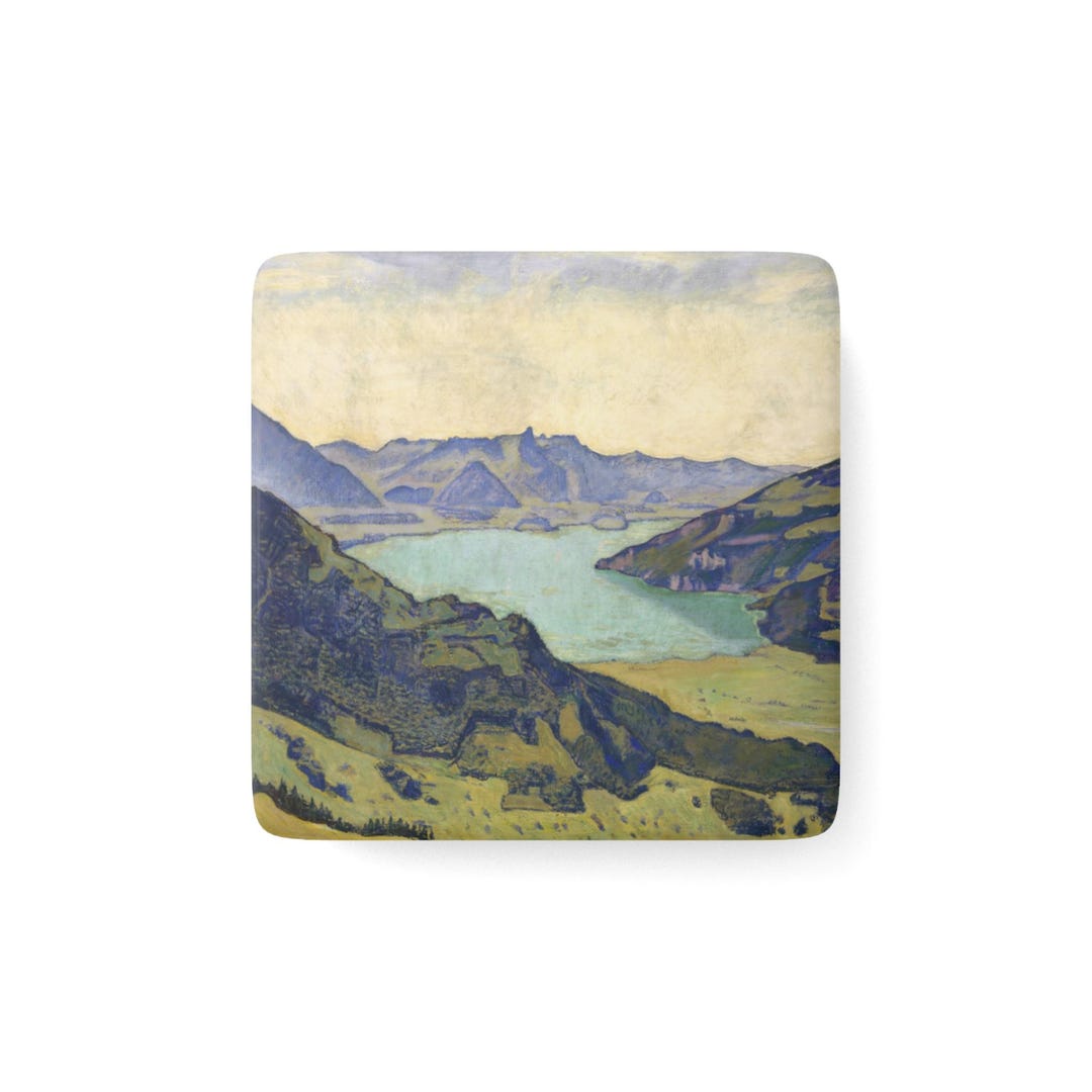 Porcelain Magnet, Magnetic Note Holder, Landscape Art Decor, Travel ...