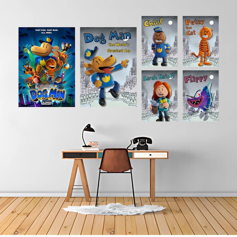 Dog Man Poster - Etsy
