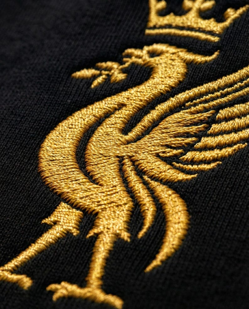 Liverbird Embroidered Sweatshirt Pullover Hoodie: Scouse Pride ...