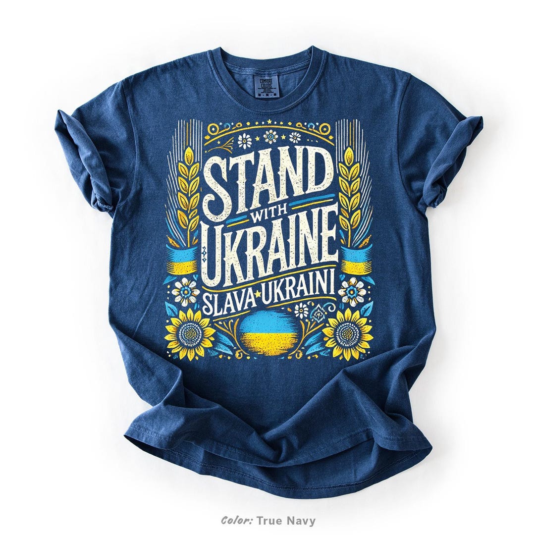 Stand With Ukraine Comfort Colors Shirt, Resilience Strength Freedom ...