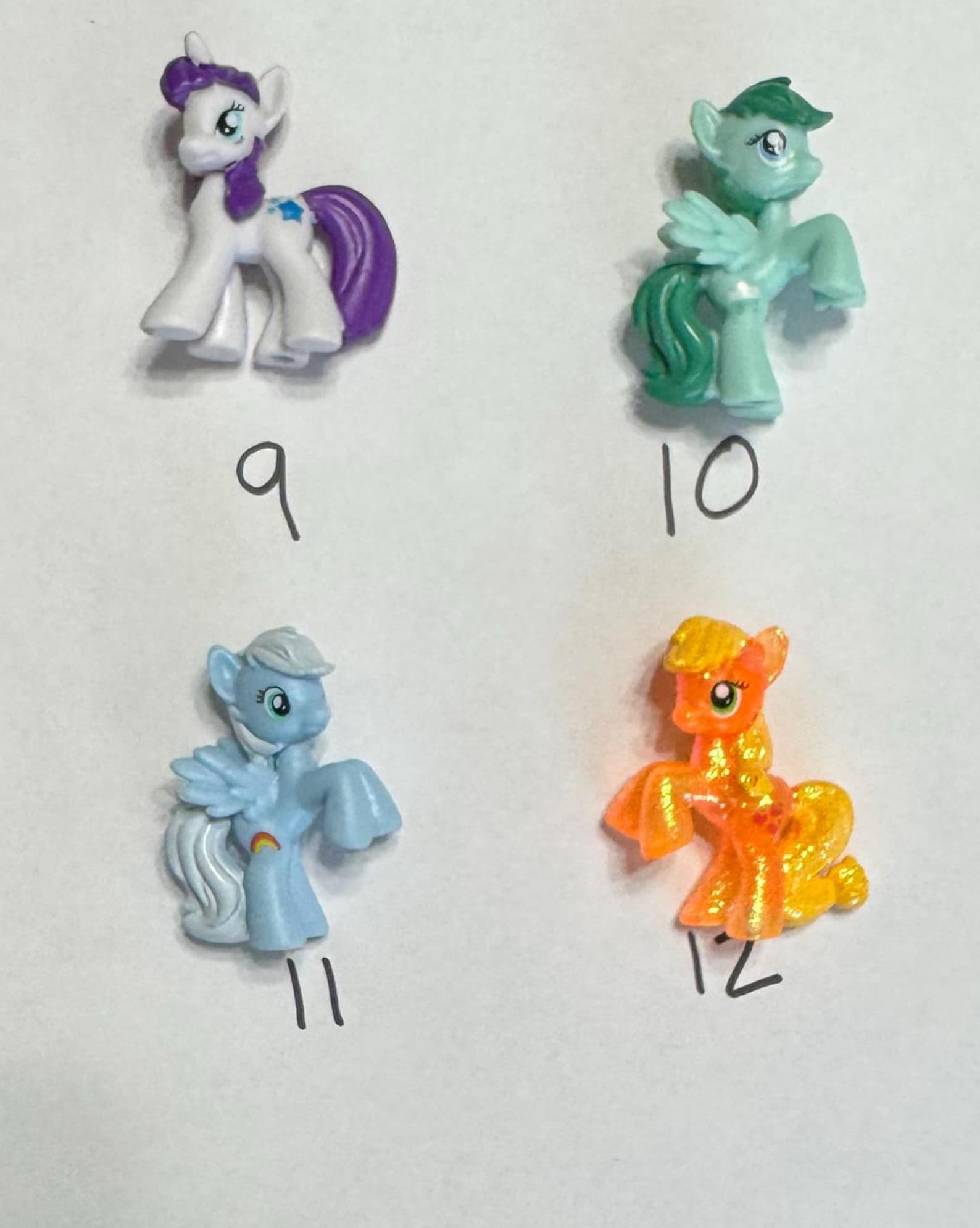 My Little Pony Figures. Rare. Lots of Ponies! MLP Mini Figures and Cake ...