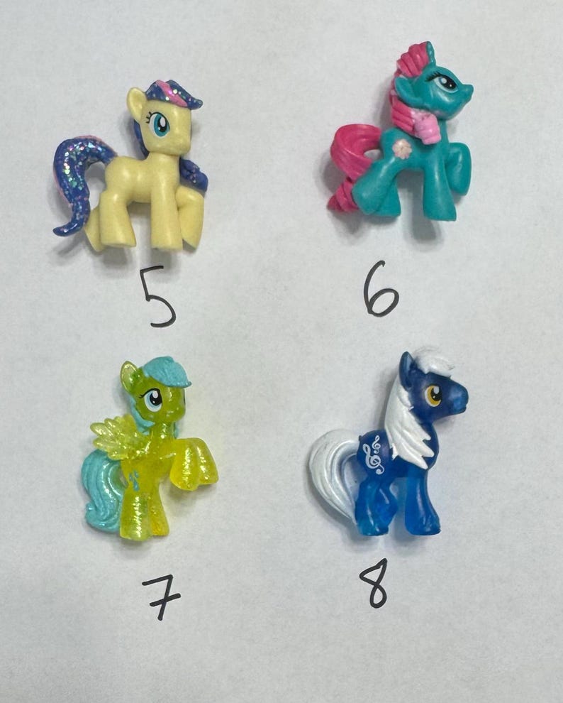 My Little Pony Blind Bag Toys. Assorted Ponies. Mini Figures and Cake ...