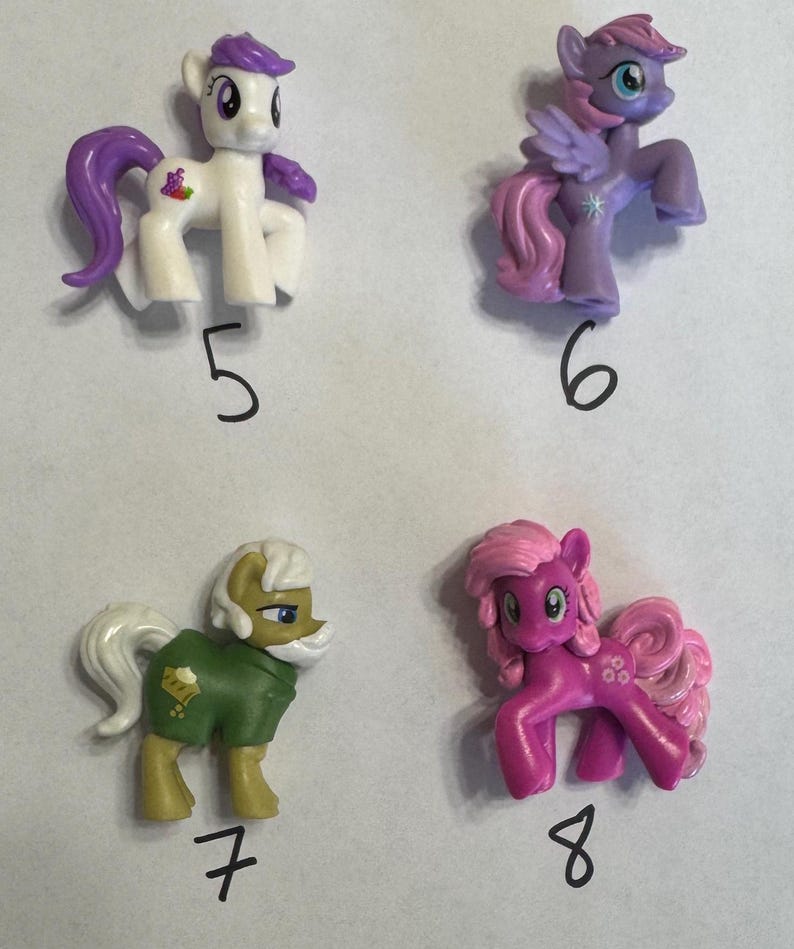 My Little Pony Blind Bag Toys. Assorted Ponies. Mini Figures and Cake ...