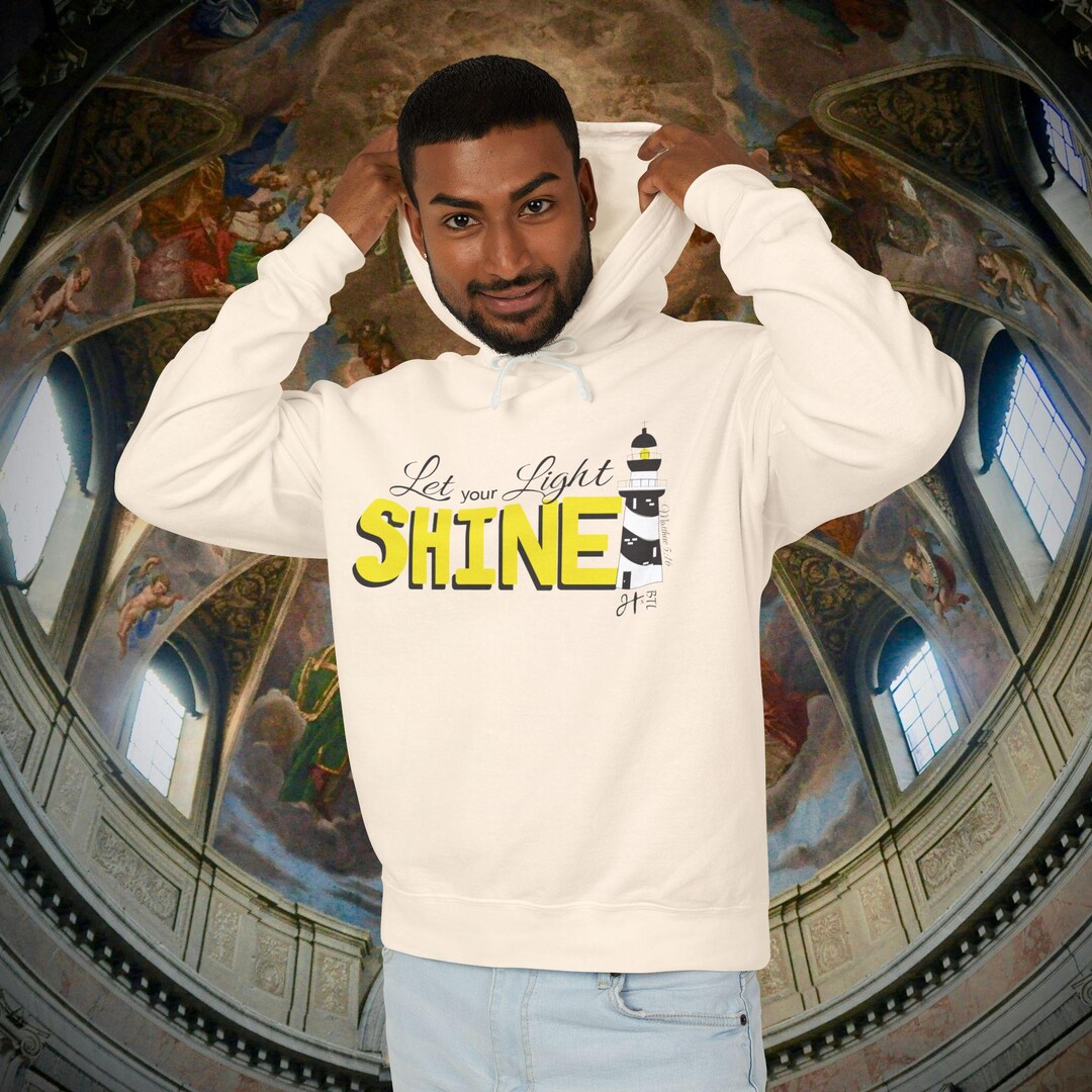 Let Your Light Shine Sweatshirt | Lighthouse Design by Jacob ...