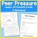 Peer Pressure Lesson With Scenario Cards and Worksheet | Middle & High ...