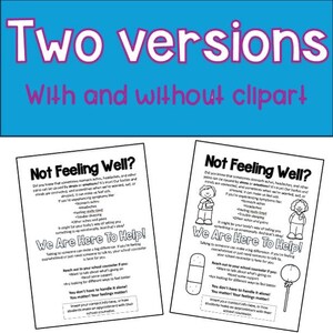 Student Wellness Collaboration Poster: School Nurse & Counselor Office ...