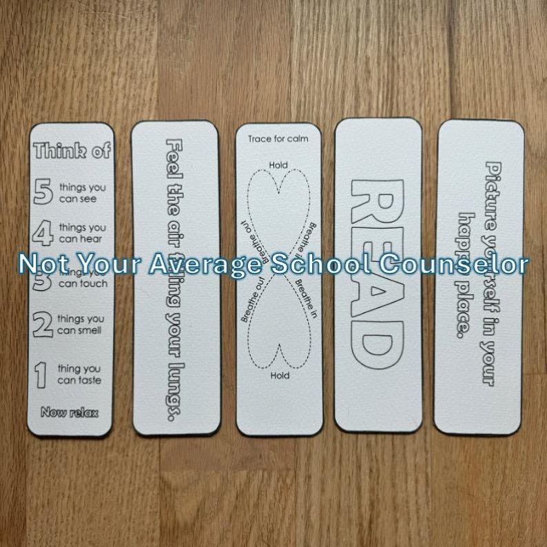 Mindfulness, Mental Health, and Self Care Bookmarks - Great for ...