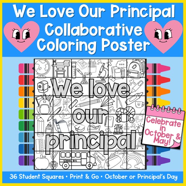 Posters for School Principals Day - Etsy