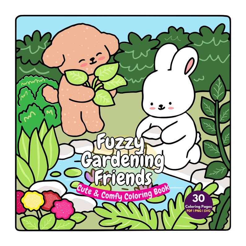 5 Cozy Coloring Books| Cozy Friends Coloring Books| Easter Coloring ...